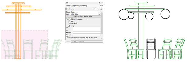 Displaying 2D and 3D components of a symbol definition together in a viewport